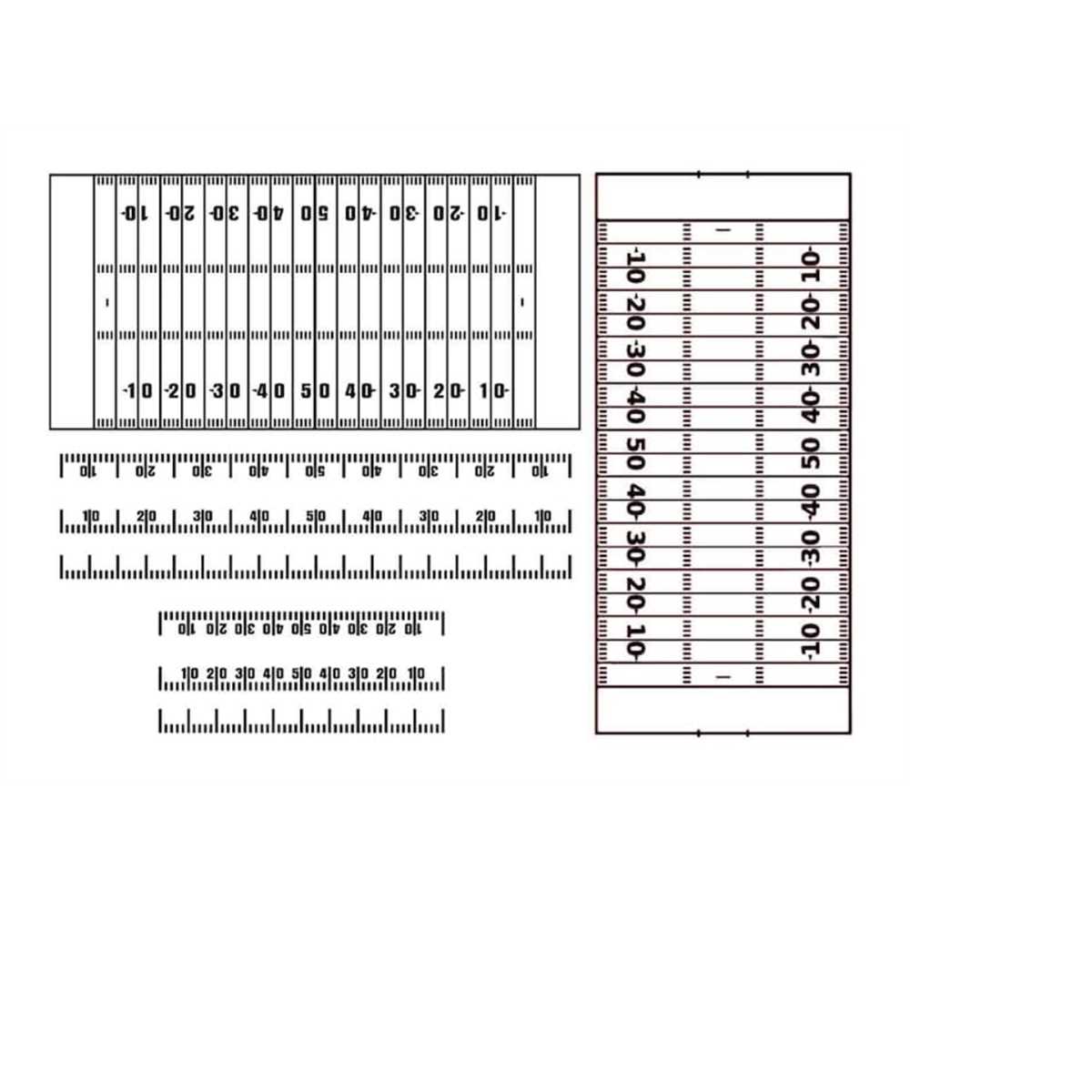 FOOTBALL YARD LINE Svg, Yard Line svg, Football Field Svg, | Inspire Uplift