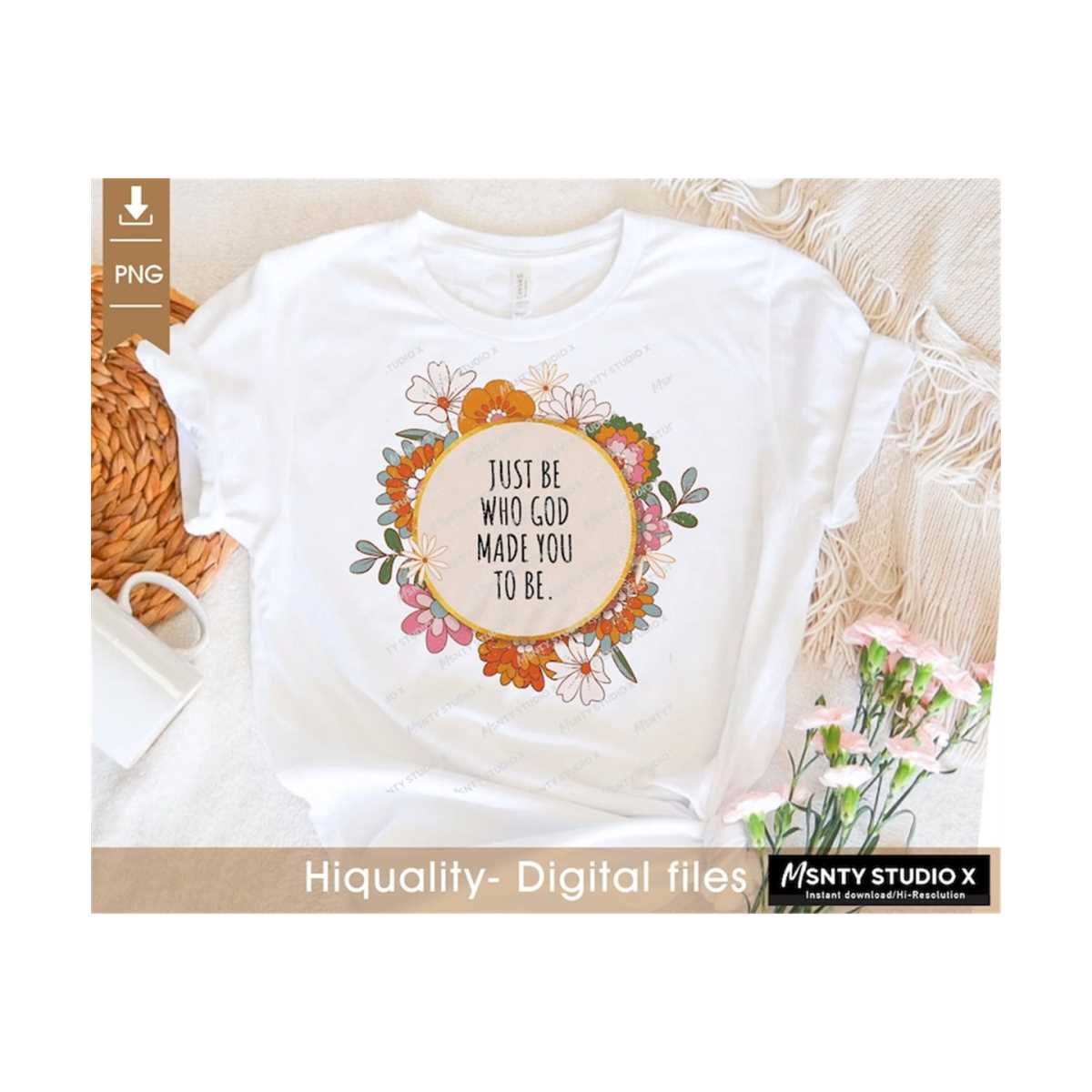 Just Be Who God Made You To Be , sublimation Design , vintag | Inspire ...