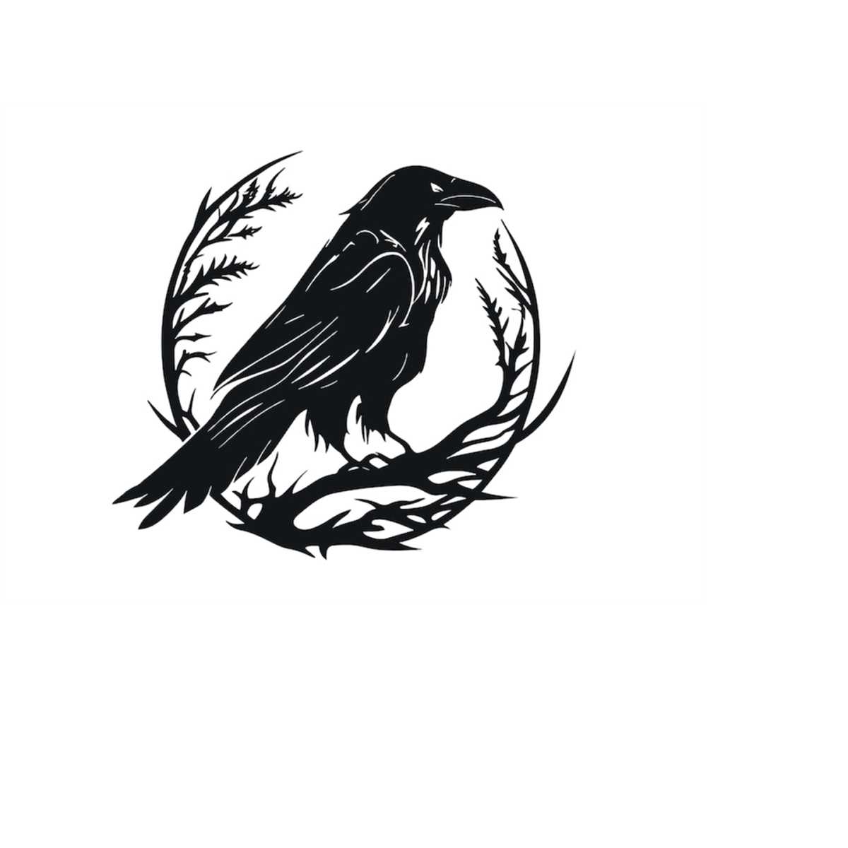 CROW SVG, CROW Clipart, Crow Svg Files For Cricut, Bird Svg | Inspire ...