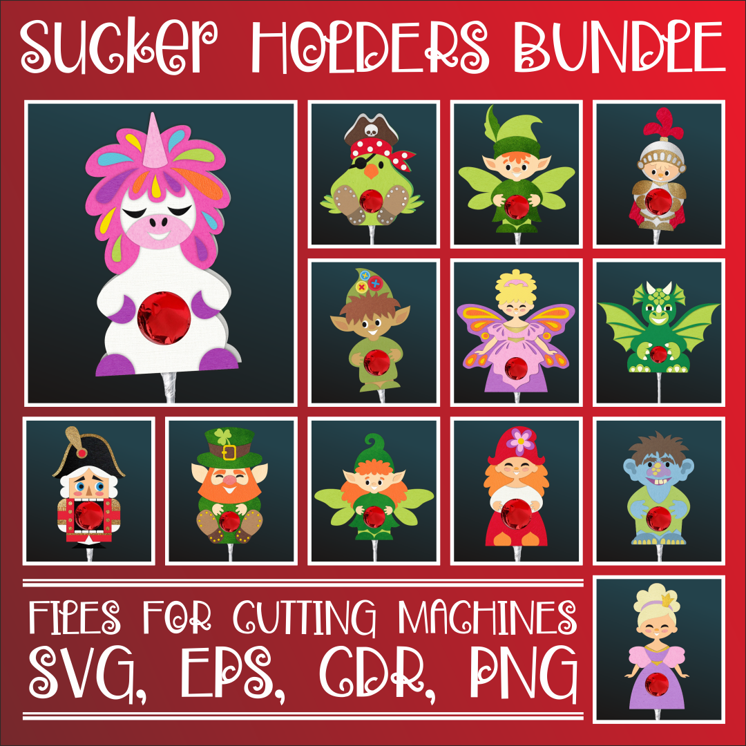 Fairy Tale Characters | Lollipop Holder Bundle | Paper Craft | Inspire ...