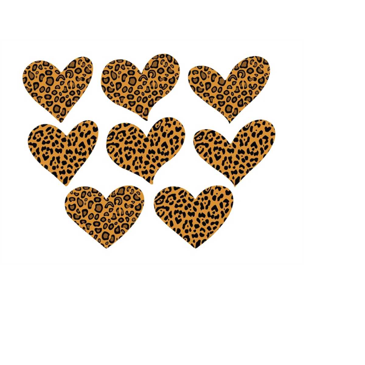 LEOPARD PRINT HEART Svg, Leopard print heart clipart, Valent | Inspire ...