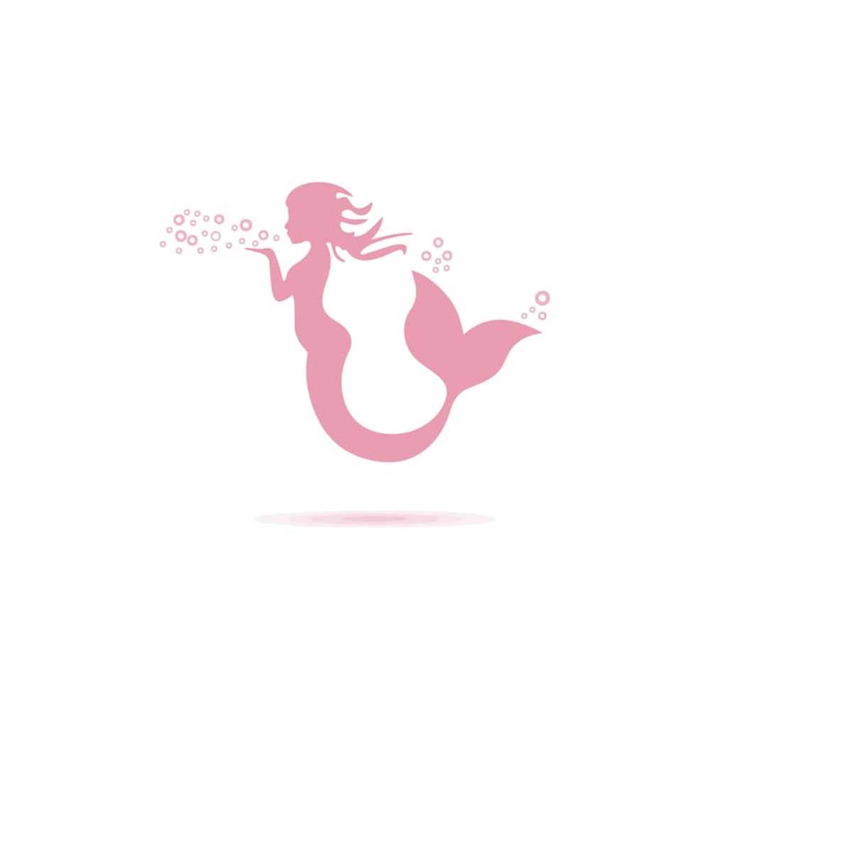 mermaid svg, mermaid pink svg, marmaid, pink, barbie mermaid - Inspire ...
