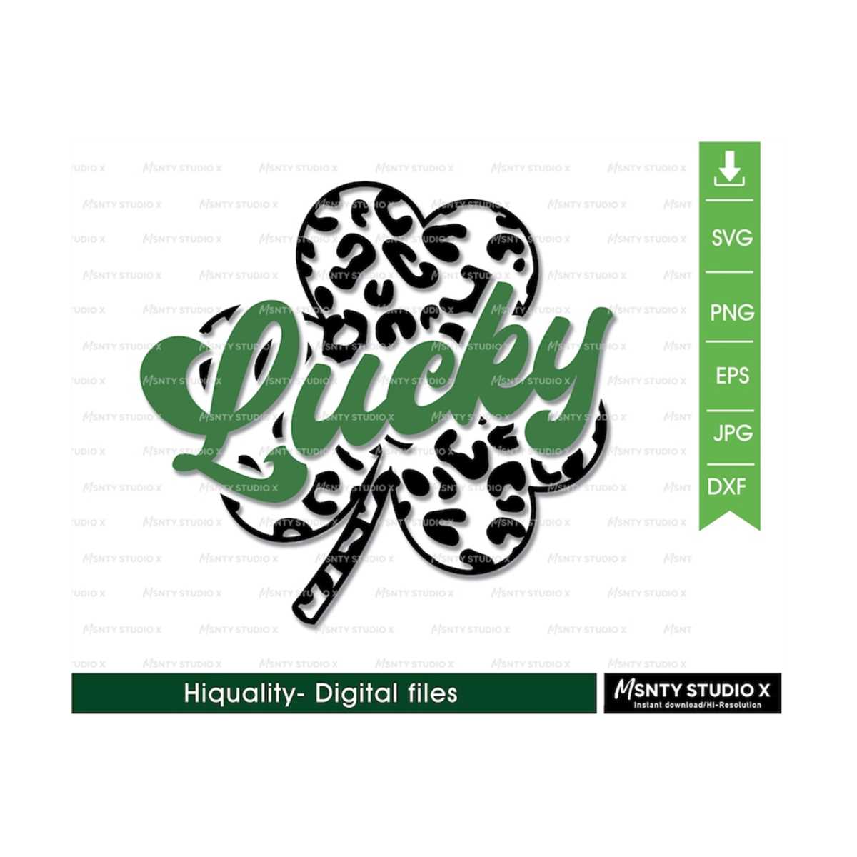 Leopard Shamrock Svg,St Patricks Svg, Shamrock Svg, Lucky Sv | Inspire ...