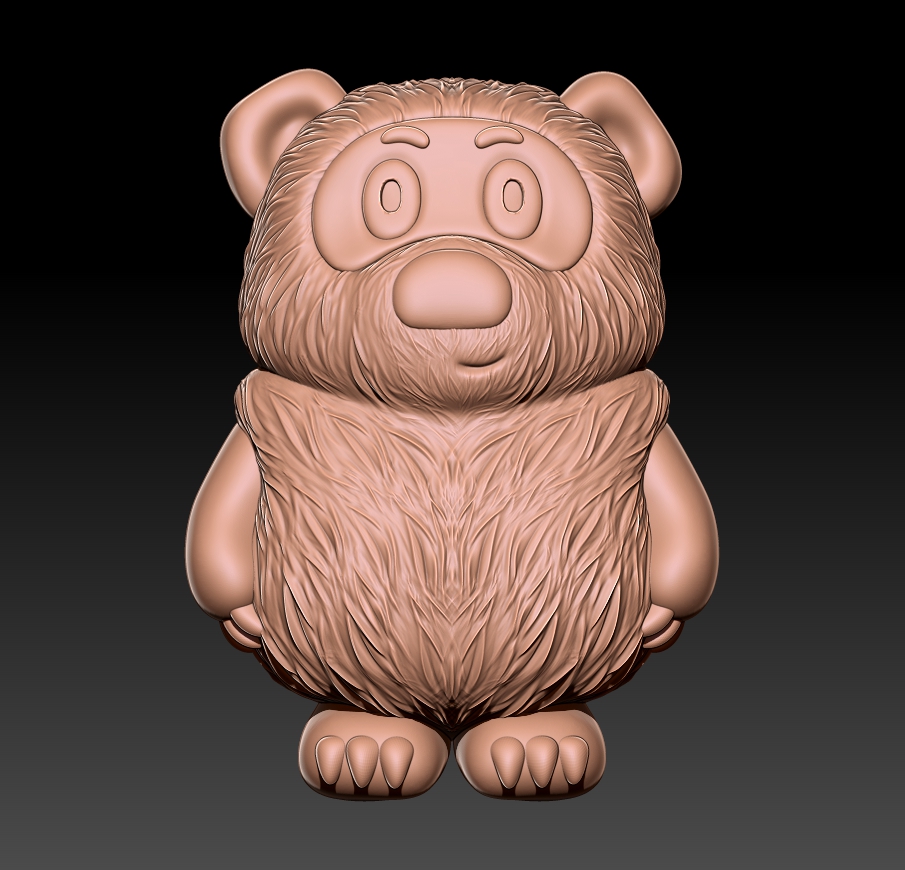 3d Model Stl Cnc Router And 3d Printing File Statuette Winni Inspire