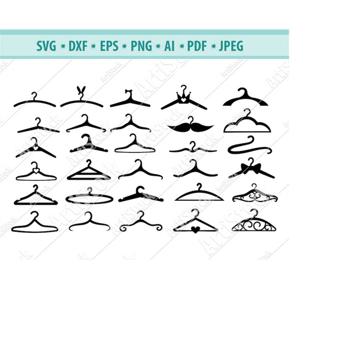 Hangers Svg, Clothes hangers svg, Closet Svg, Wardrobe Svg, | Inspire ...