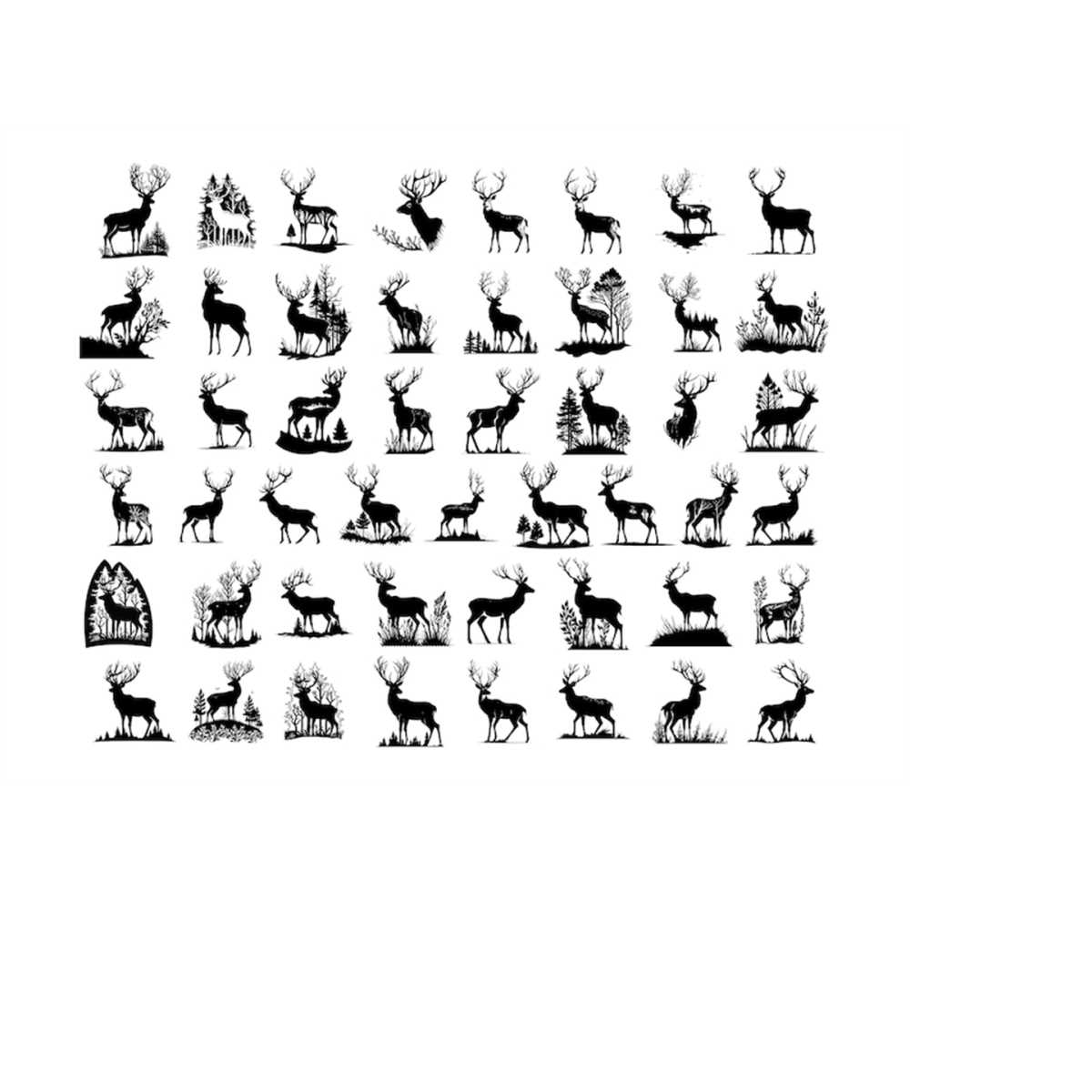 DEER SVG, DEER Clipart, Deer svg cut files for Cricut, Mount - Inspire ...