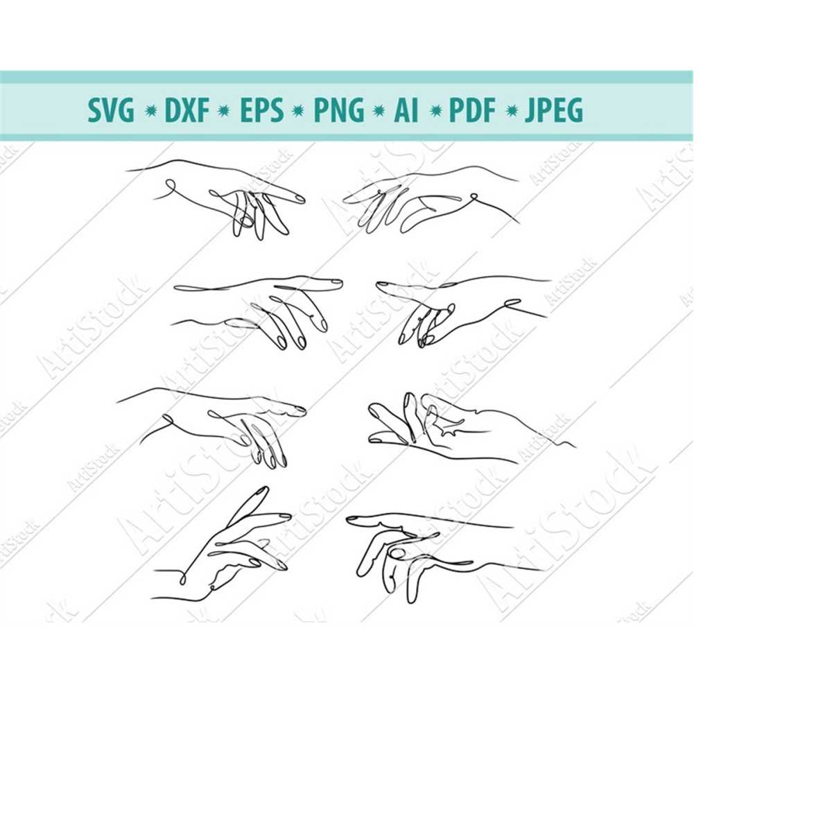 Touching hands Svg, Line hand Svg, Helping hand Svg, Stretch | Inspire ...