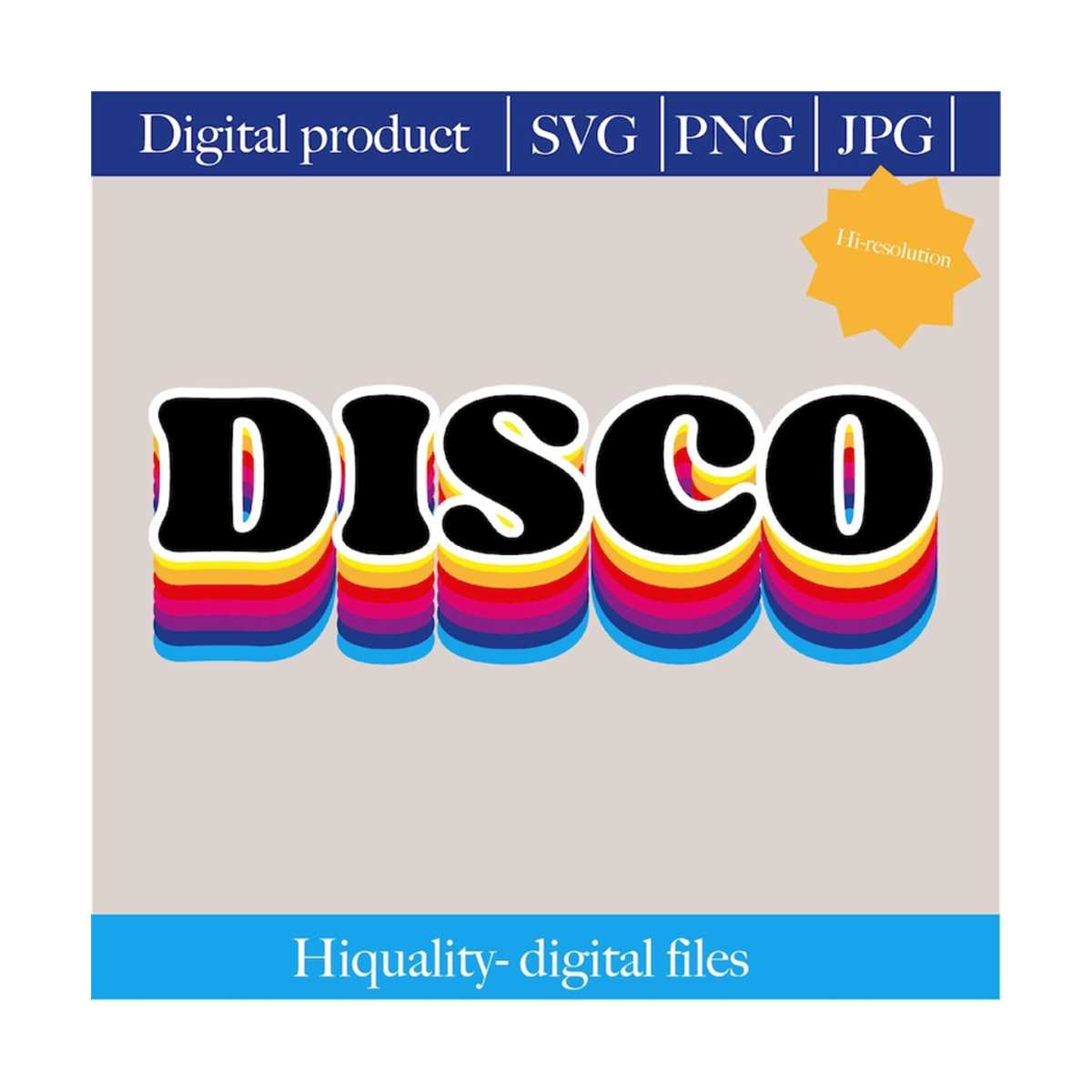 Disco svg,digital download ,font cutting file ,printing file | Inspire ...