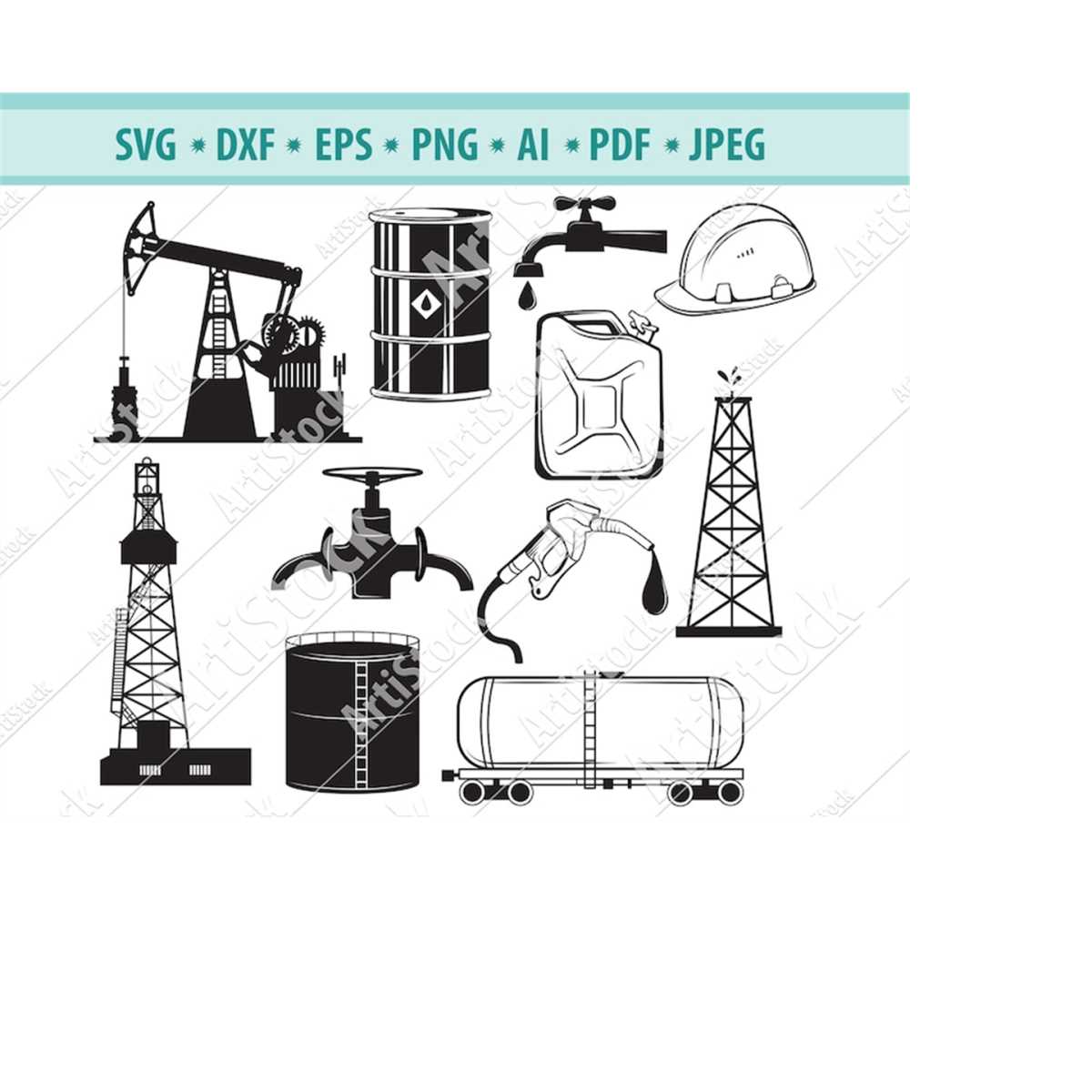 Oil production svg, Oilfield svg, Oil rig equipment Svg, Oil | Inspire ...