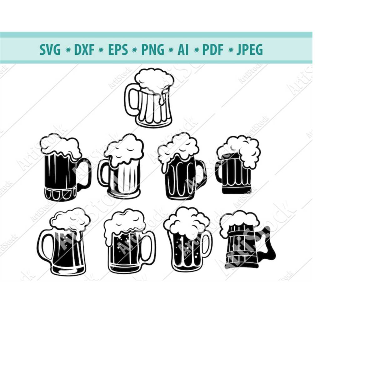 BEER SVG, alcohol svg, beer mug svg, drinking svg, drink svg | Inspire ...