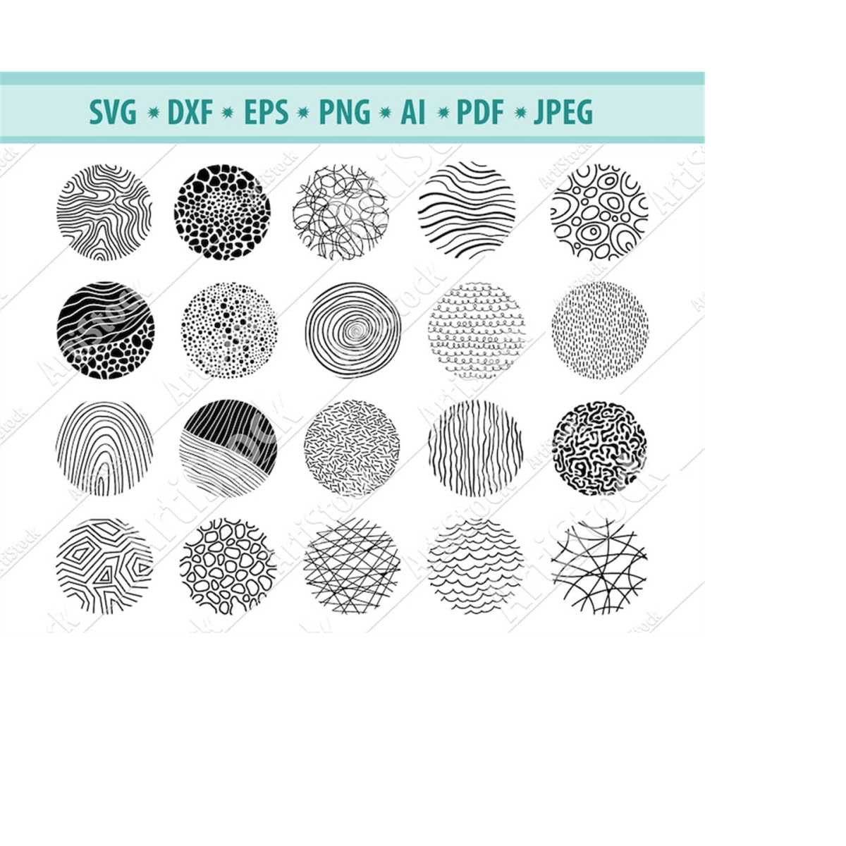 Texture round shape Svg, Round pattern Svg, Circle patterns - Inspire ...