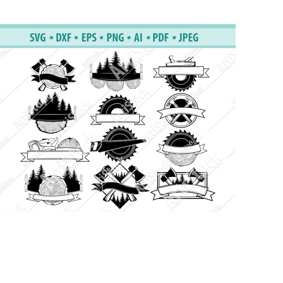 Woodworking Logo Svg, Lumberjack svg, Forest SVG, Lumber Too - Inspire ...