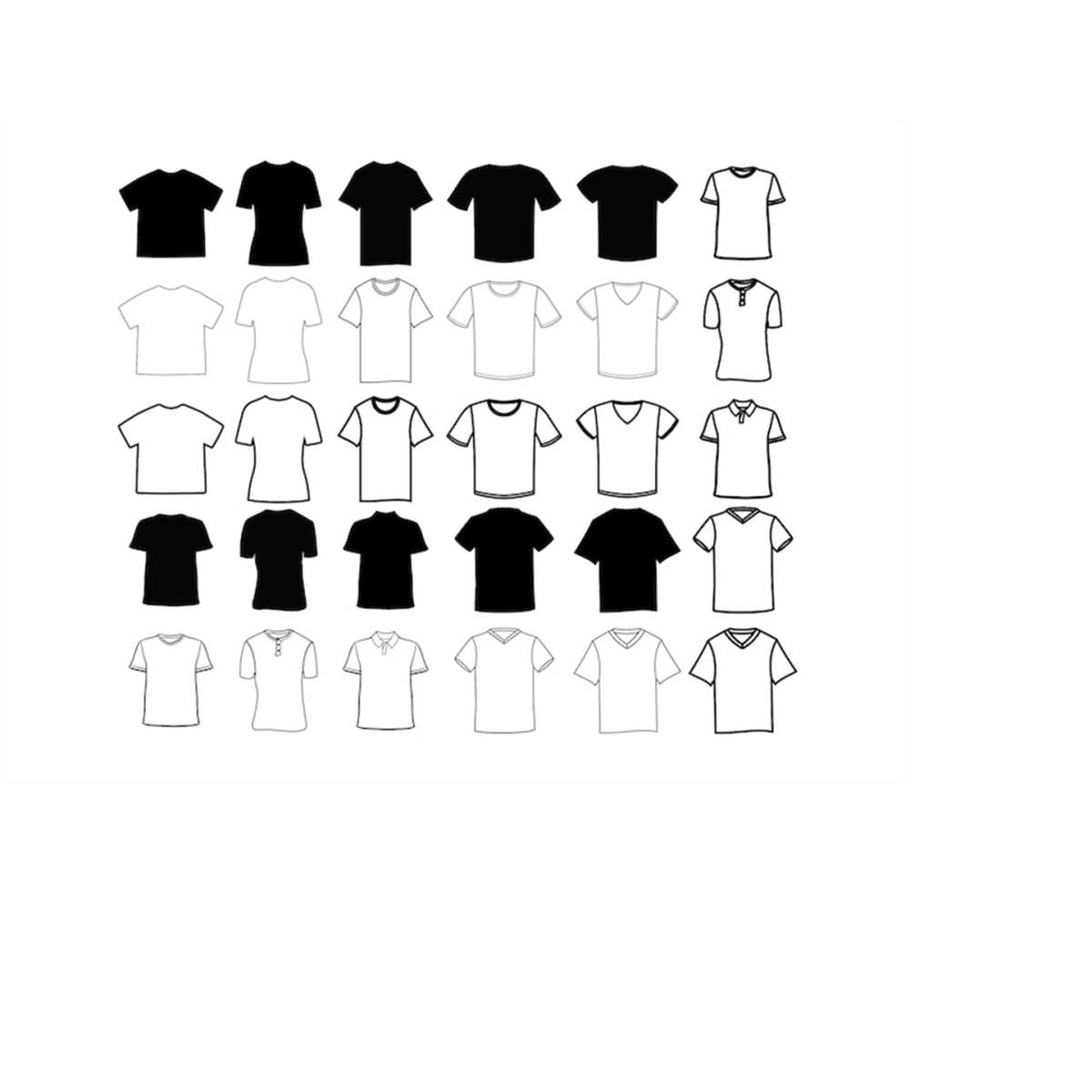 T-SHIRT Outline SVG, TSHIRT Svg Cut files for Cricut, Shirt - Inspire ...