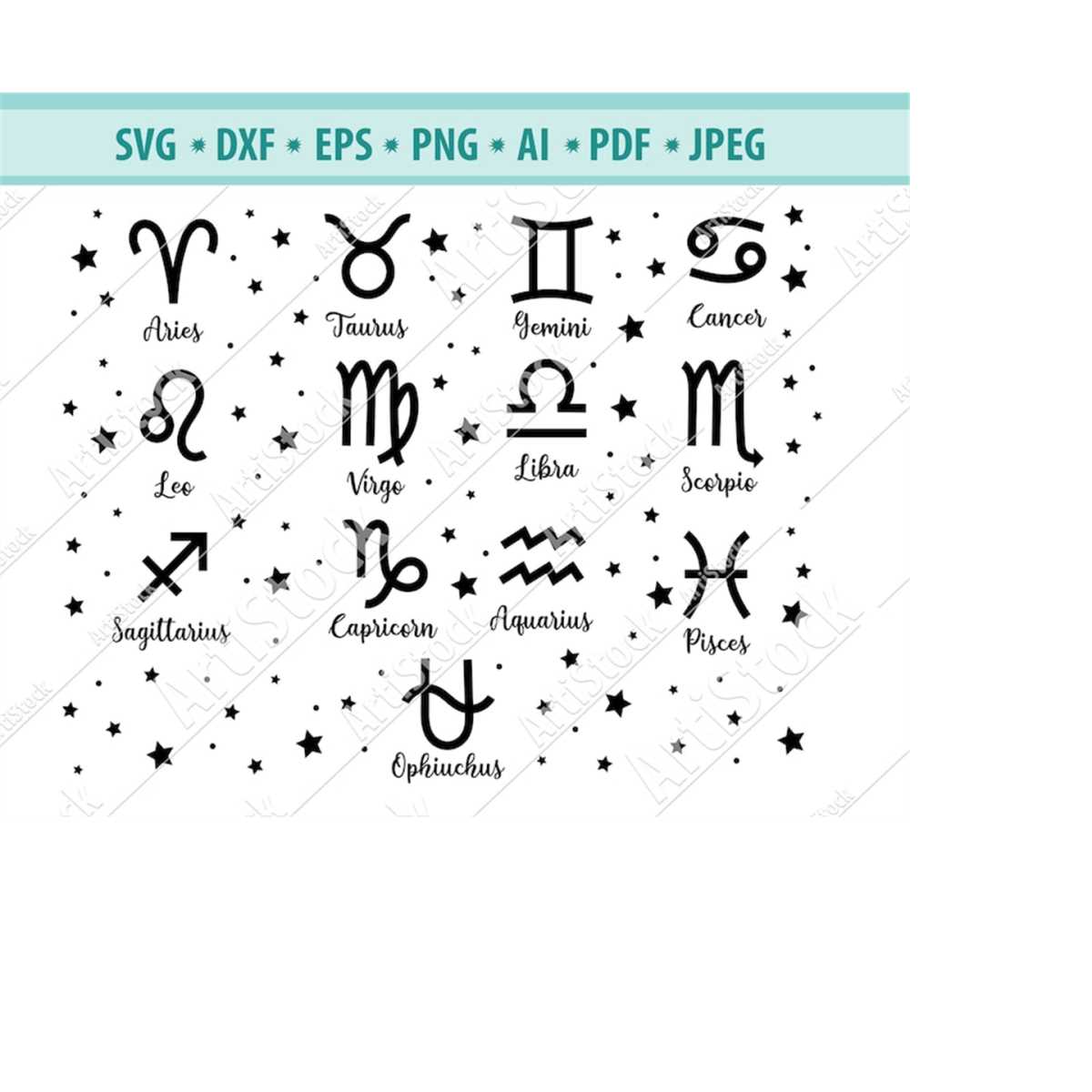 Zodiac sign svg, Constellation zodiac Svg, Astrology Svg, Zo | Inspire ...
