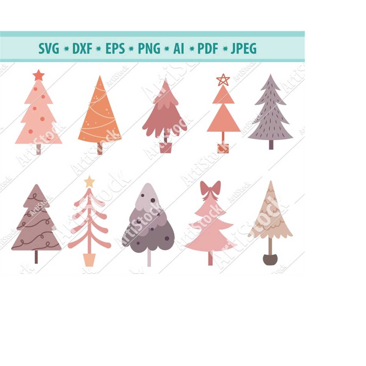 Christmas Tree Svg, Christmas Tree Cut File, Pine tree svg, | Inspire ...
