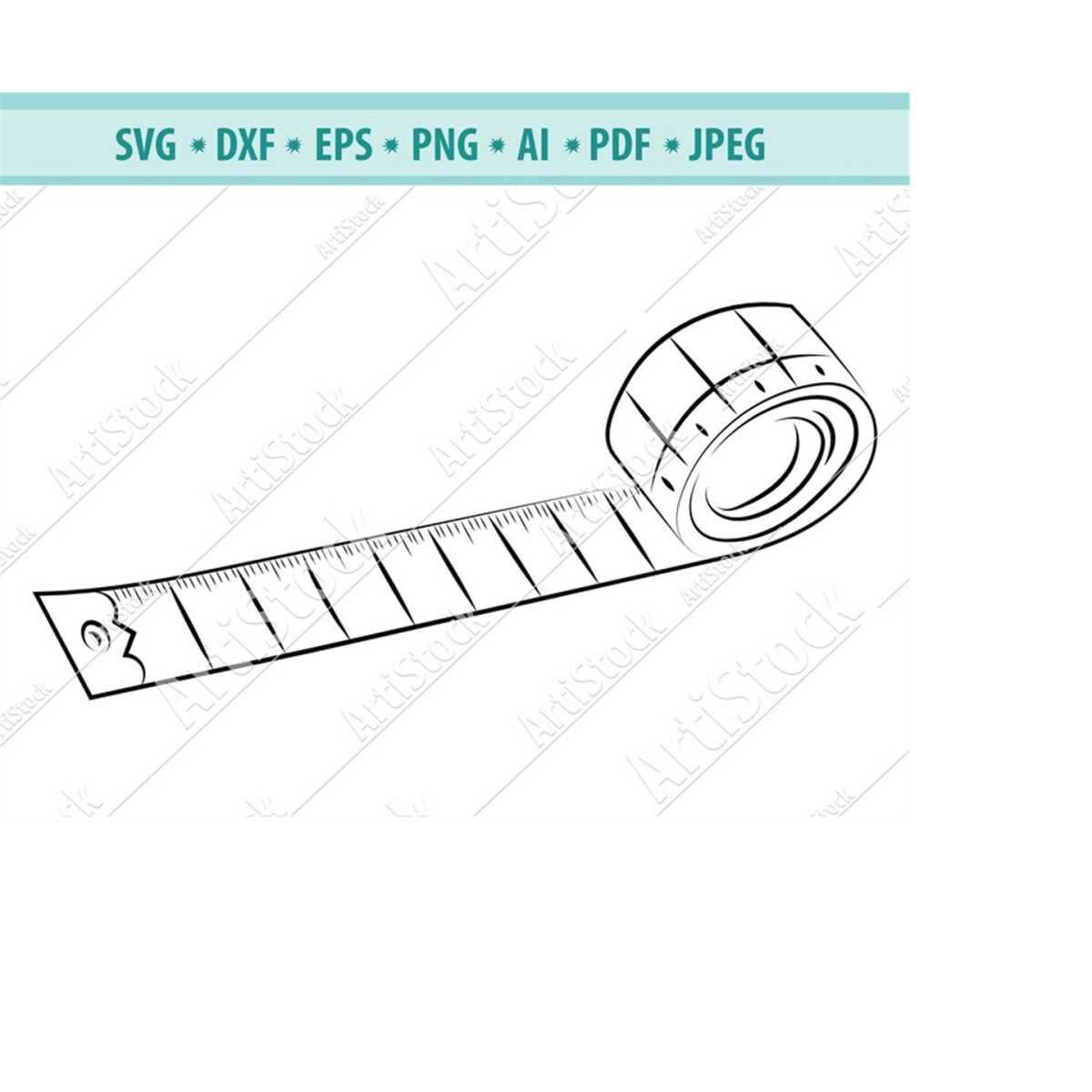 Tape Measure Svg, Measuring Tape, Sewing, Tailor Svg, Ruler, | Inspire ...