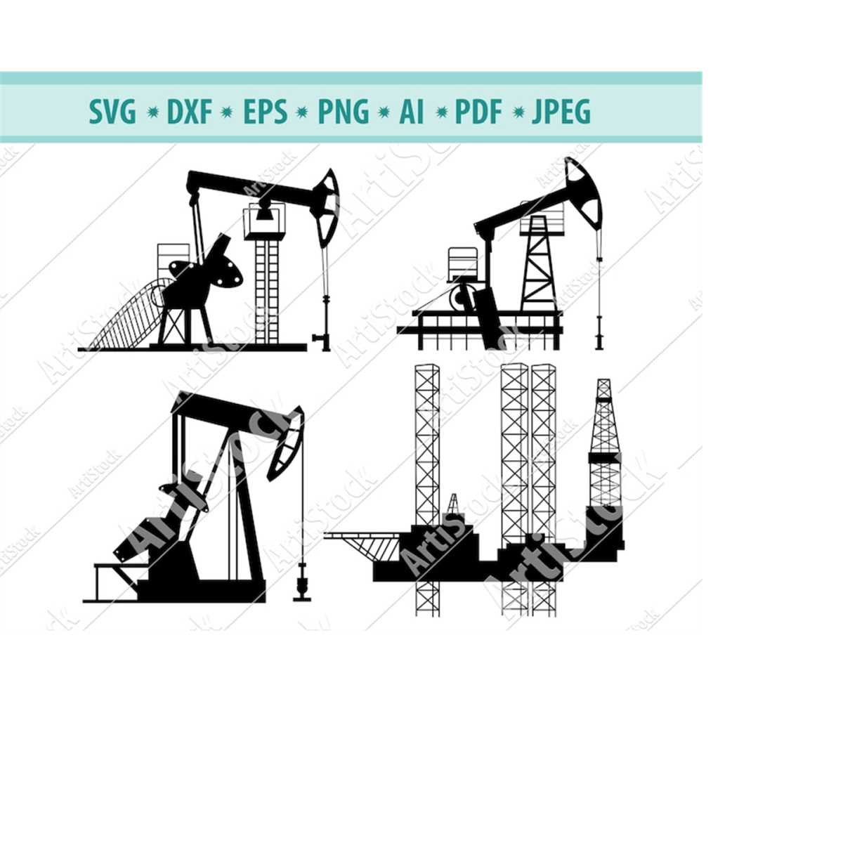 Oil rig svg, Oil pump svg, Oil rig clipart, Oil production s | Inspire ...