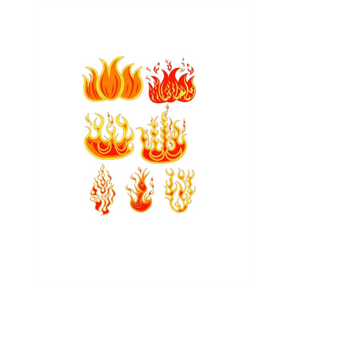 Fire SVG Files, Fire Clipart, Fire Dxf Files, Flames Cricut | Inspire ...