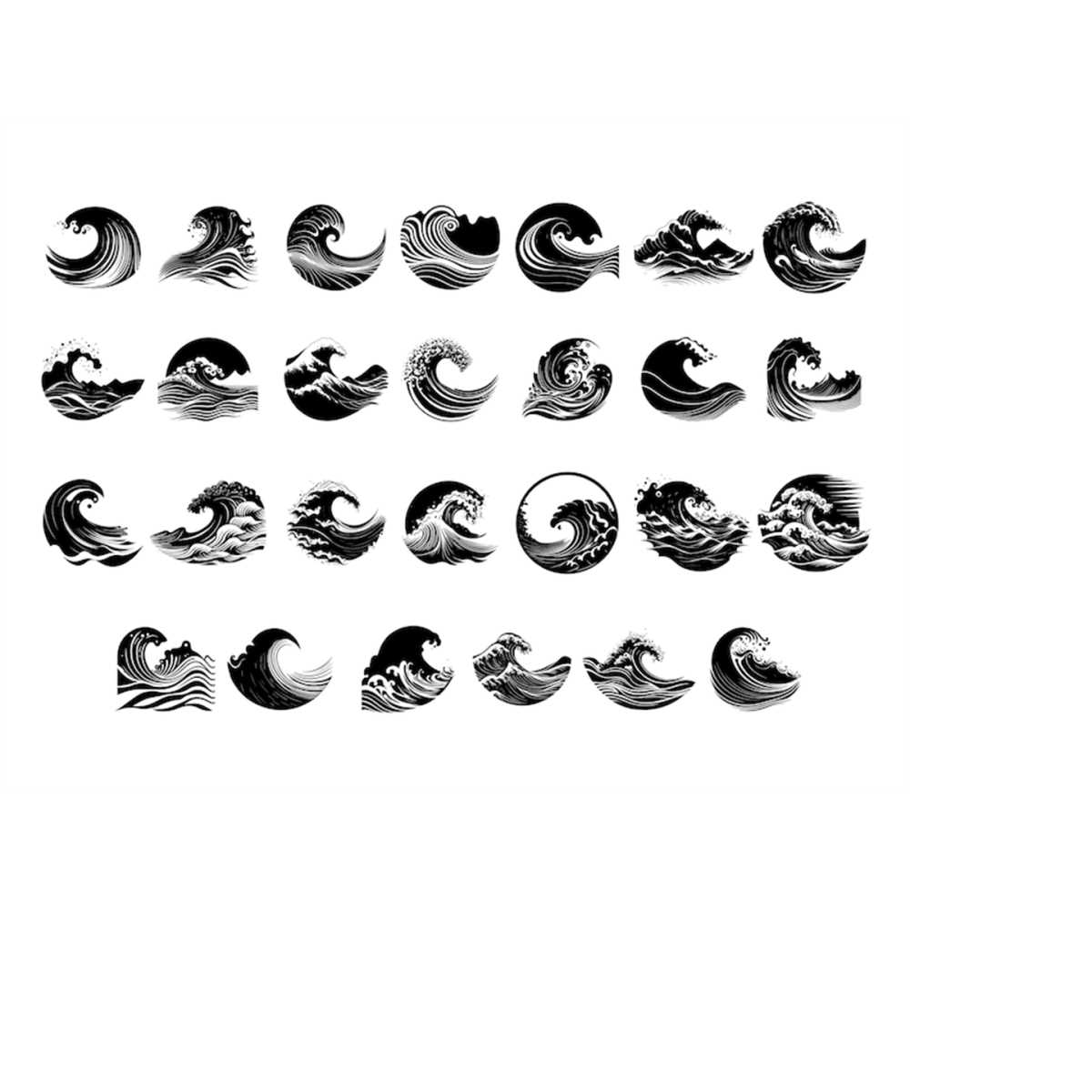 WAVE SVG, Wave Svg Cut Files For Cricut, Wave Clipart, Waves - Inspire ...