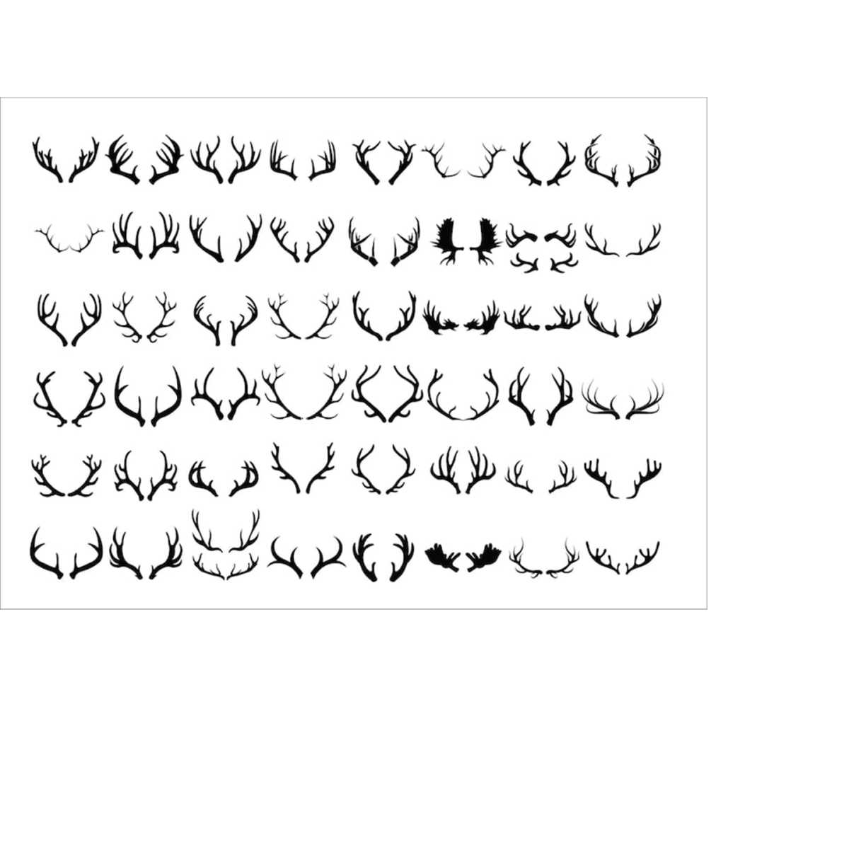 DEER ANTLERS SVG, Deer Antlers clipart, Antlers Svg cut file | Inspire ...