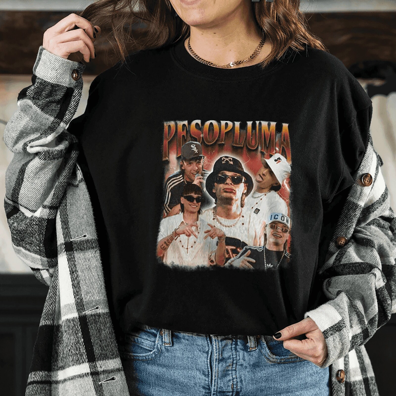 Peso Pluma World Tour 2023 Sweatshirt Unisex G nesis Gift Fo - Inspire Uplift