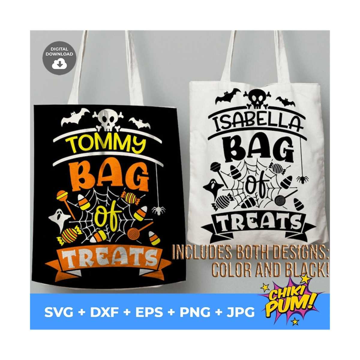 Name Treat Bag svg, Treats bag svg, Custom Kids Name svg, Tr | Inspire ...