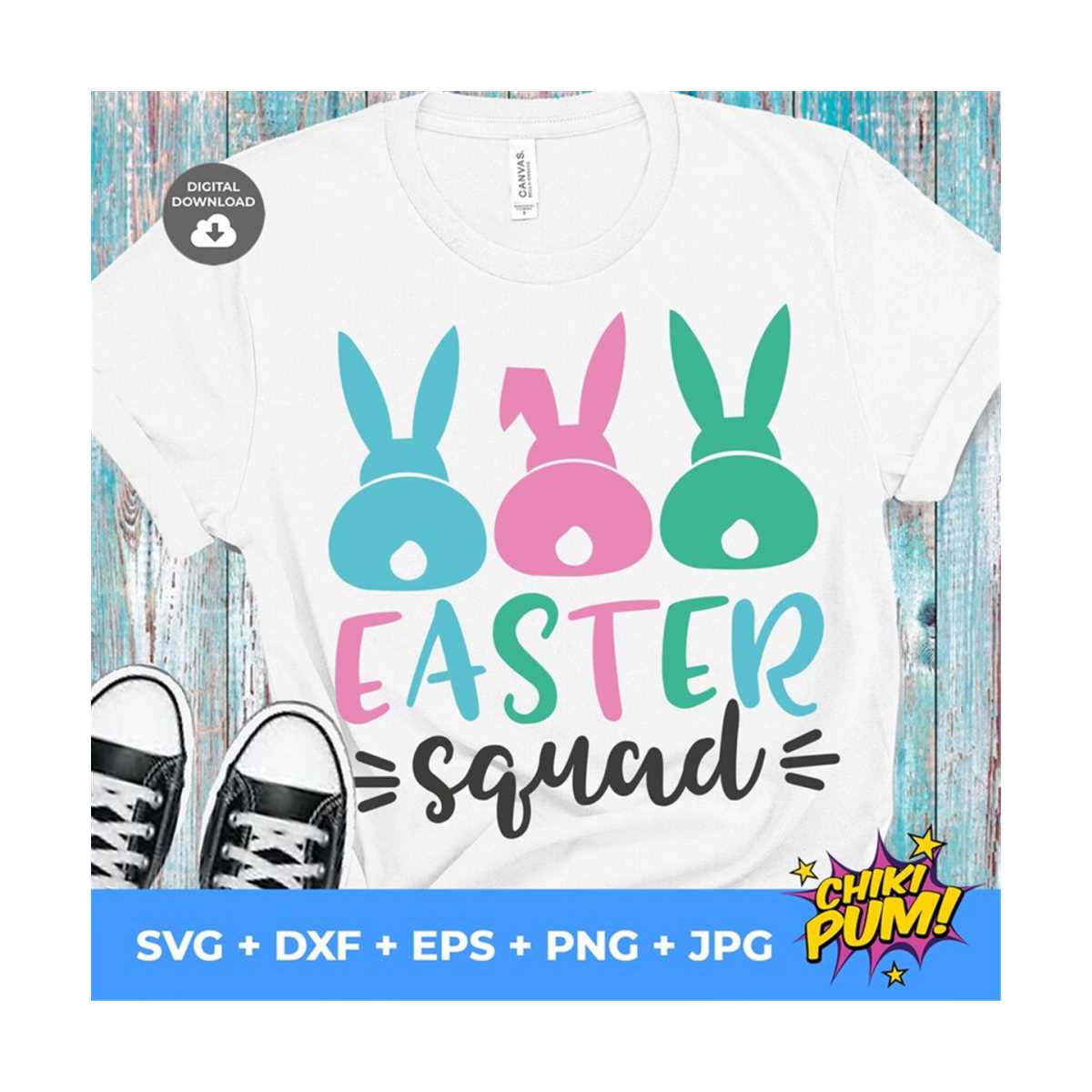 Easter Squad Svg, Kids Easter Svg, Easter Bunny Svg, Cute Sv - Inspire ...