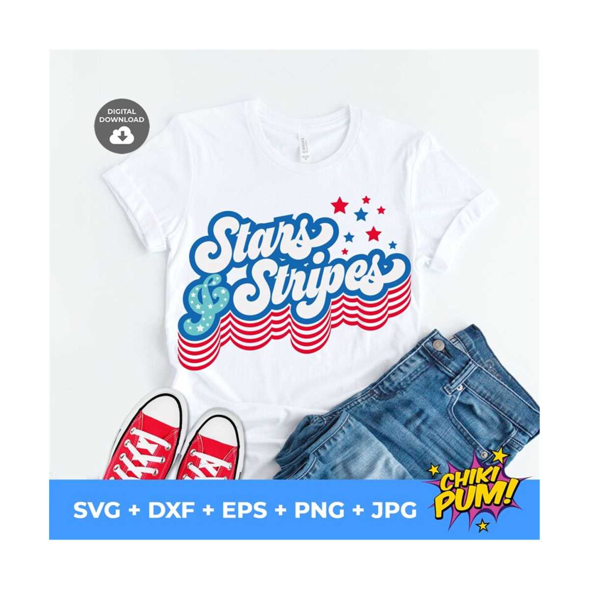 Stars and Stripes svg, 4th of July svg, Patriotic svg, Fourt | Inspire ...