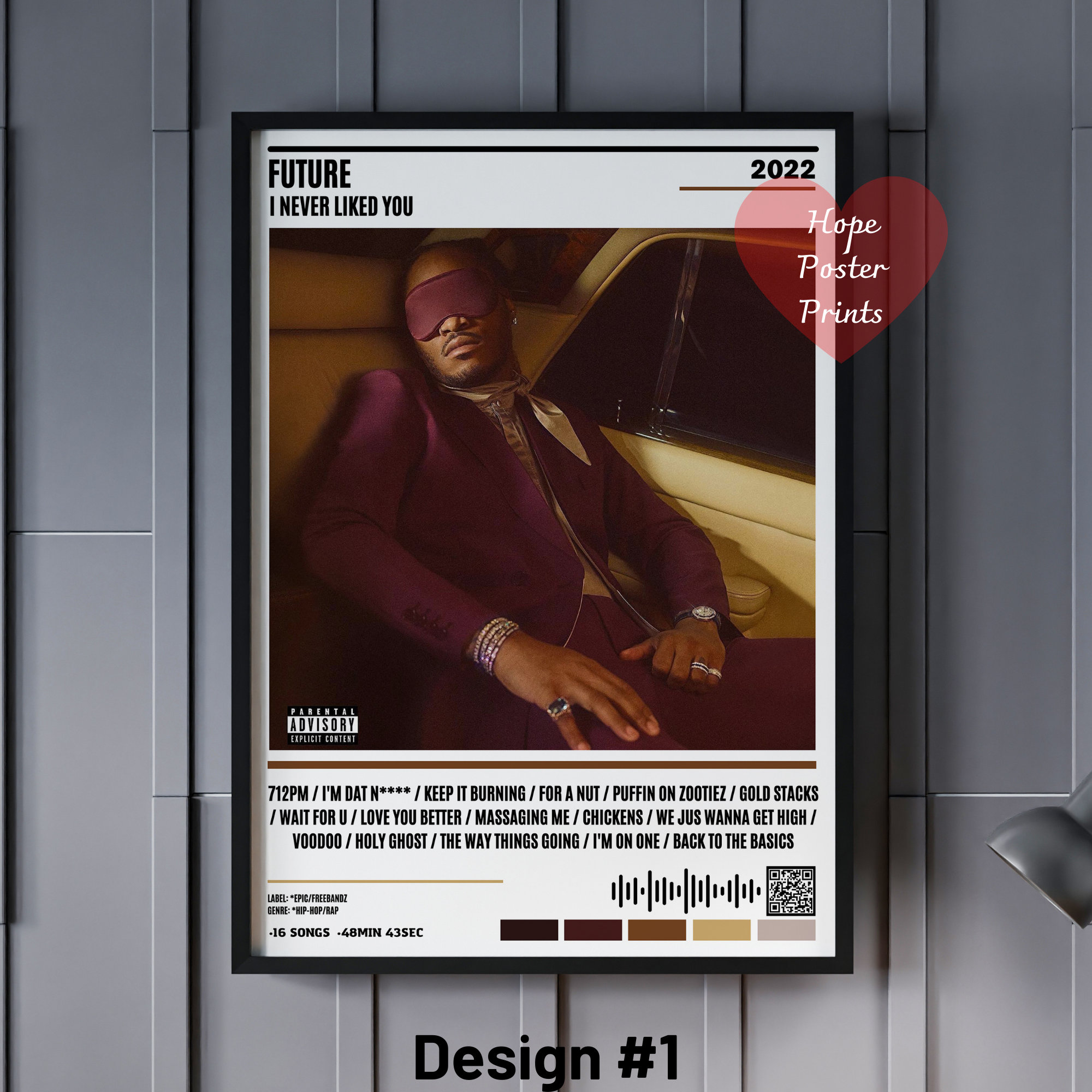 Future Poster, Future I Never Liked You Album Poster, Future - Inspire ...