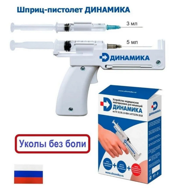 Syringe gun Dynamics Medical reusable device for injections, - Inspire ...