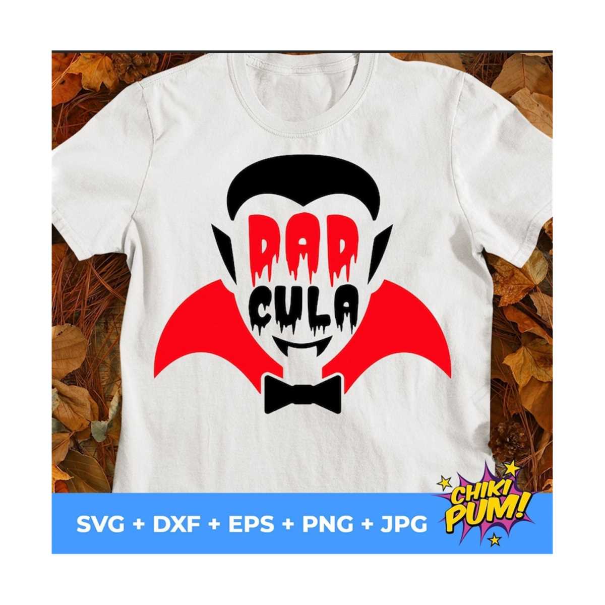 Dadcula SVG, Dad Halloween SVG, Count Dracula svg, Funny Hal | Inspire ...