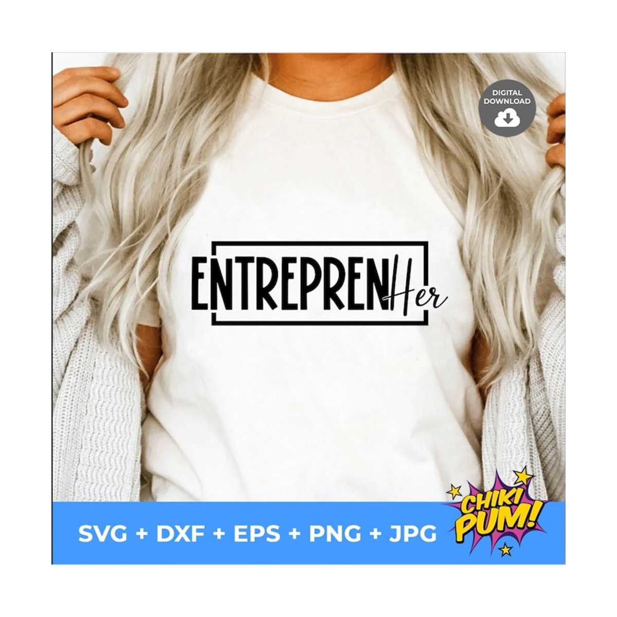 Entreprenher SVG PNG, Small Business Svg, Entrepreneur Her S | Inspire ...