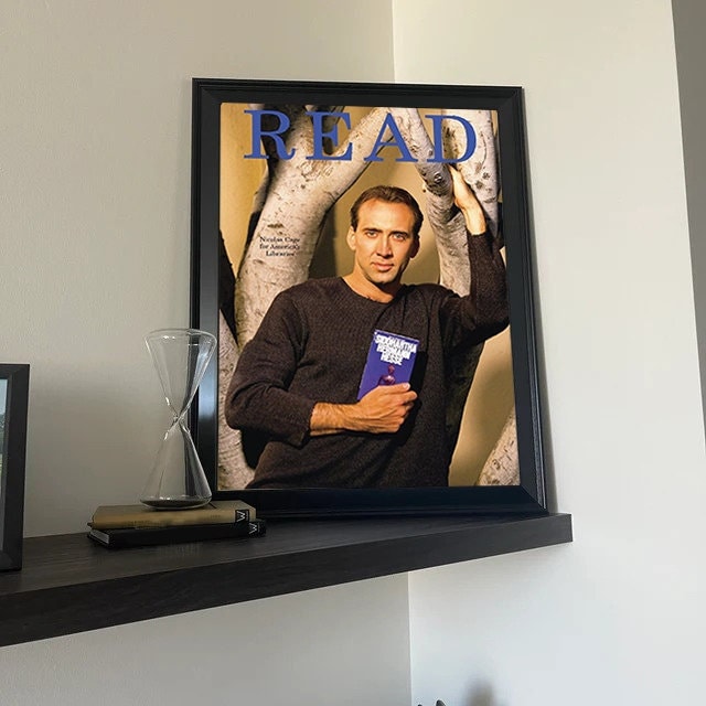 Nicolas Cage for American Libraries Reading Encouragement Po | Inspire ...