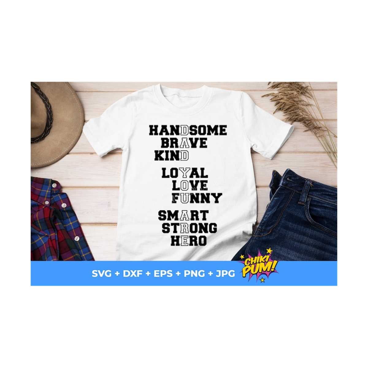 Dad You Are svg, Dad Acronym Shirt SVG PNG EPS Jpg Dxf, Fath | Inspire ...