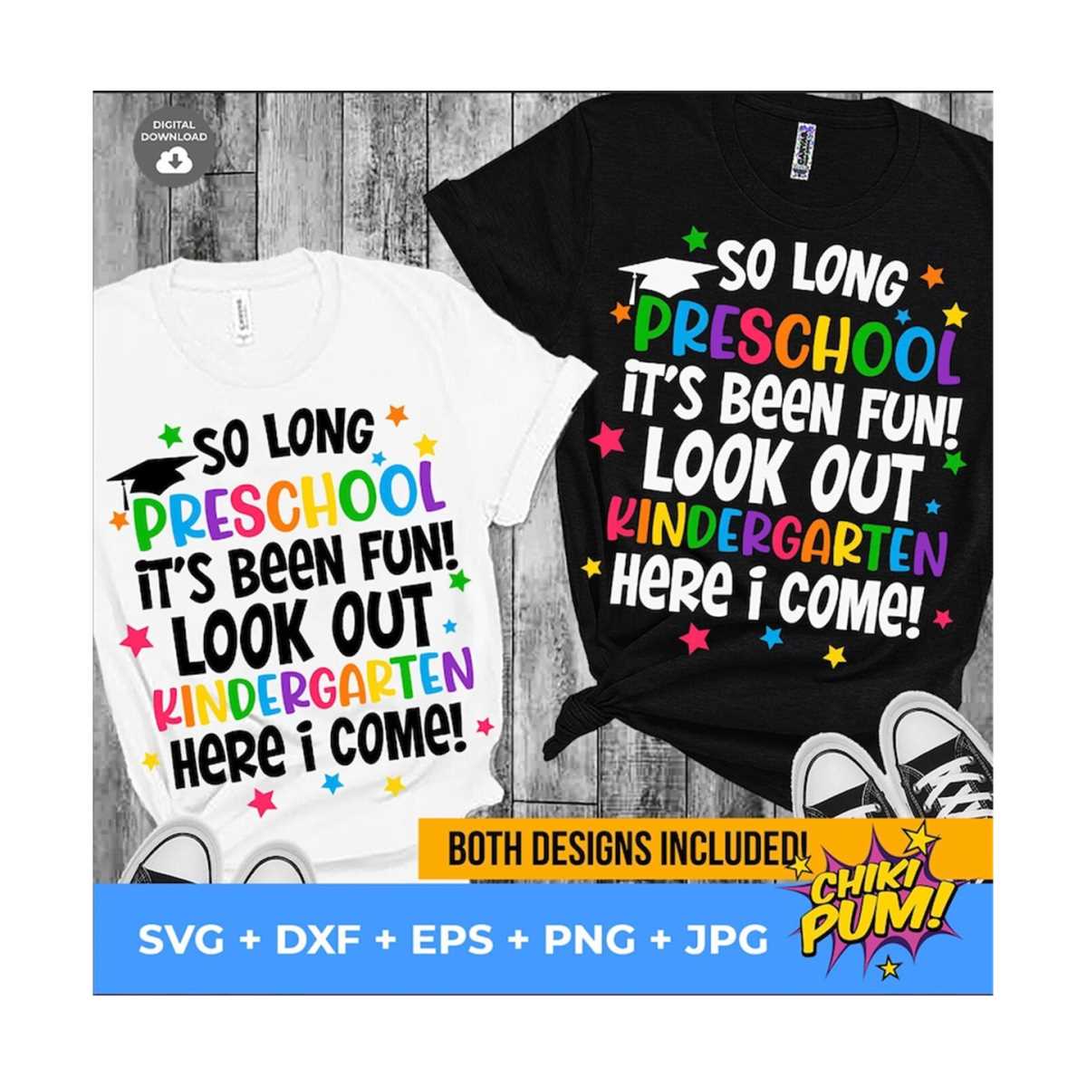 So Long Preschool SVG, Preschool Graduation SVG, Kindergarte | Inspire ...