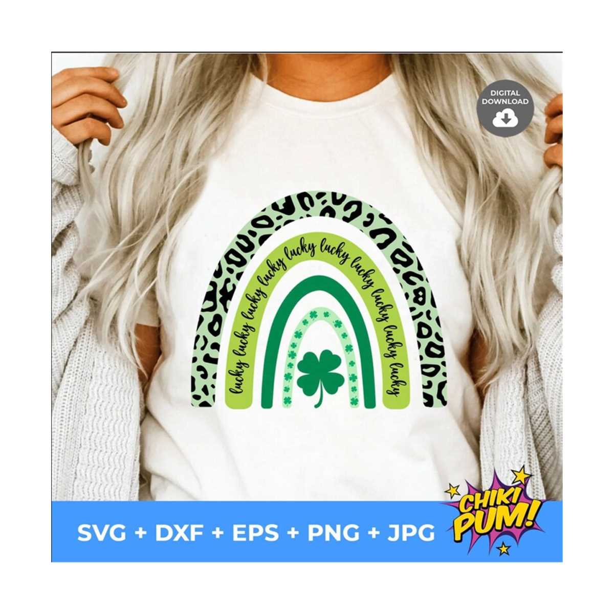 St Patricks rainbow SVG, Lucky rainbow, St Patricks day cut | Inspire ...