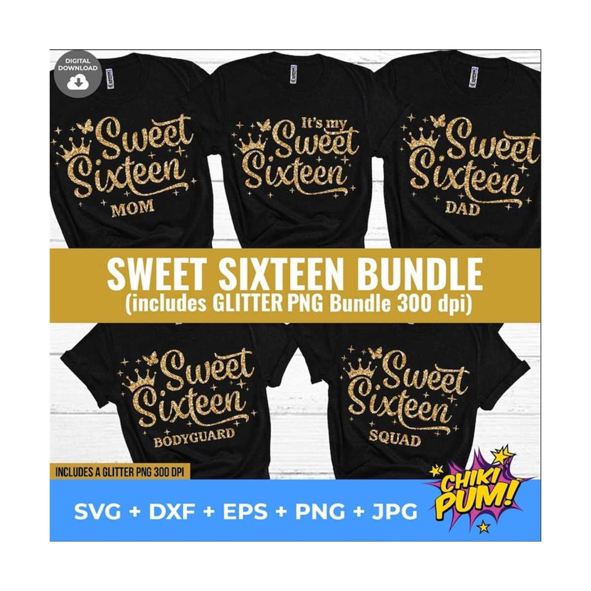 Sweet 16 Bundle SVG, Sweet Sixteen svg, It's my sweet sixtee | Inspire ...
