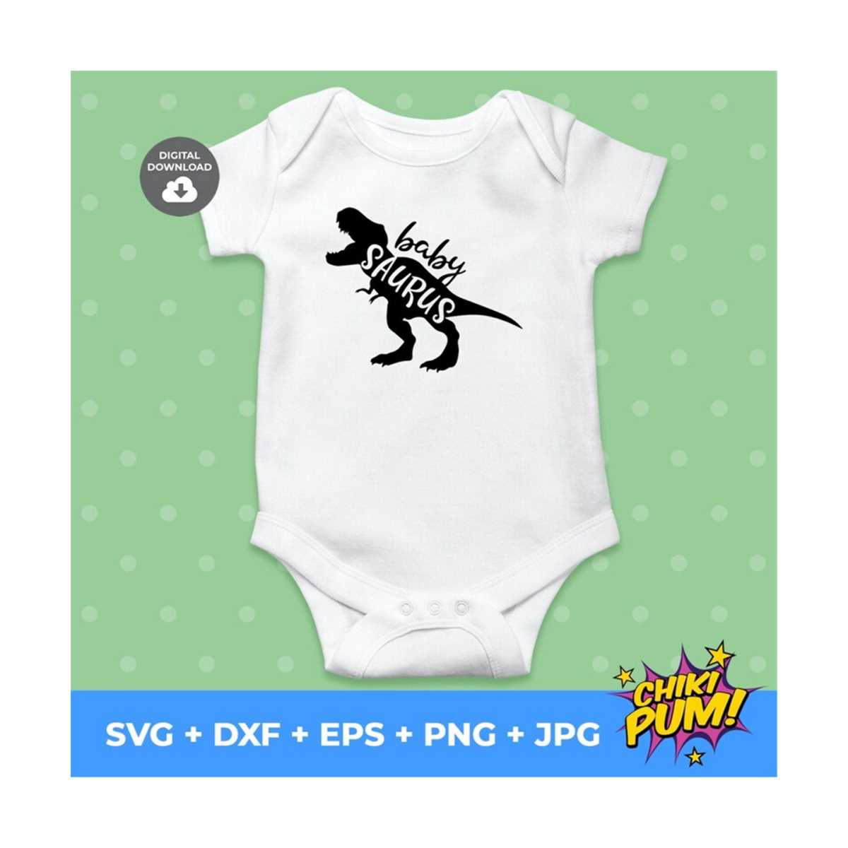 Baby Saurus, Baby Saurus svg, Dinosaur svg, Cricut file - Inspire Uplift
