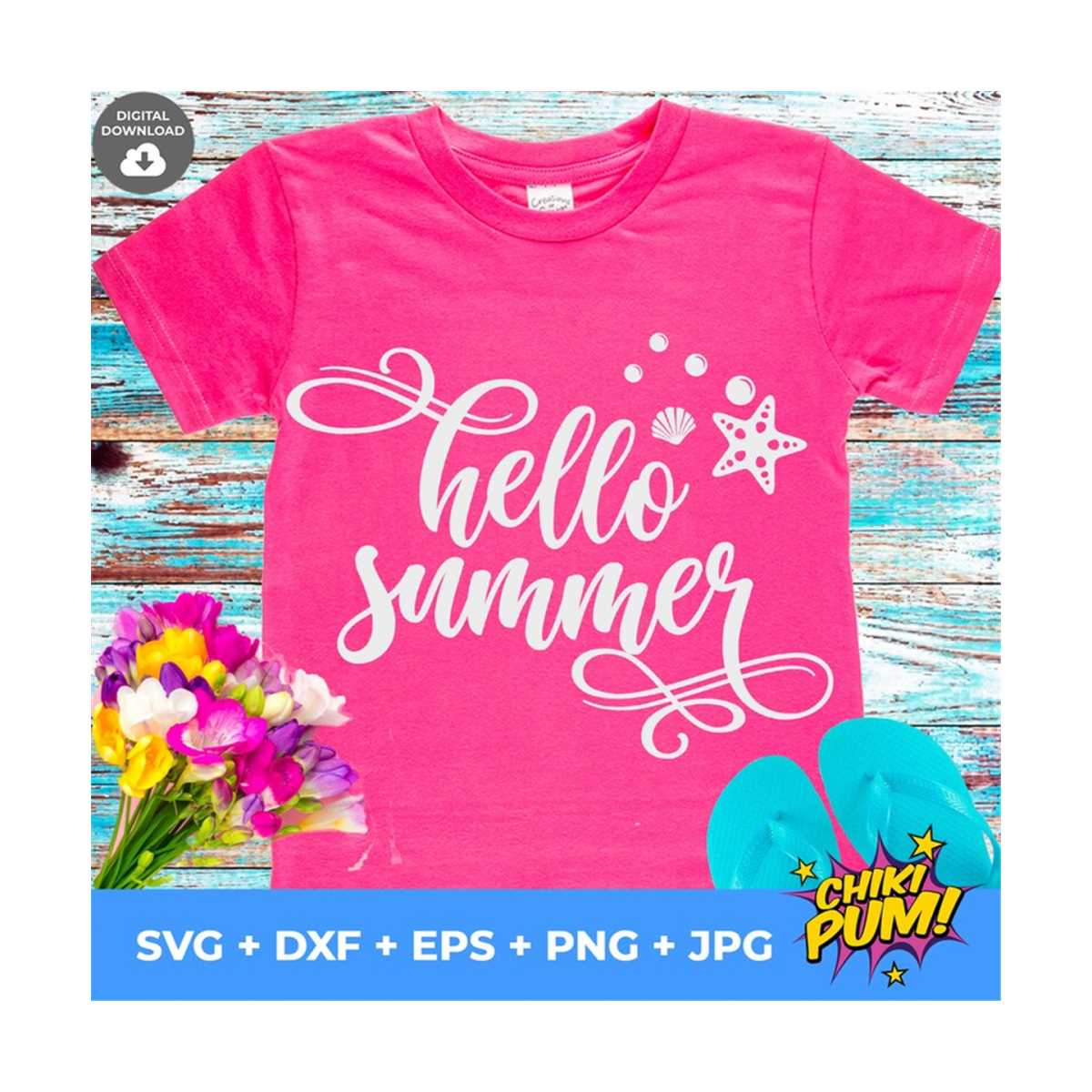 Hello Summer Svg, Hello Beach Svg, Summer fun Svg, Vacation | Inspire ...