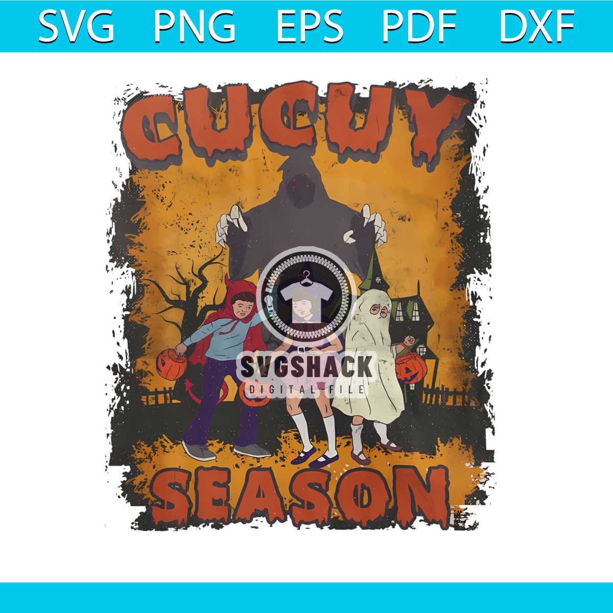 Vintage Cucuy Season Scary El Cucuy PNG Sublimation | Inspire Uplift