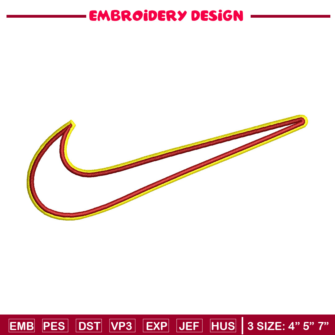 Nike logo embroidery design, Logo embroidery, Nike design, E | Inspire ...