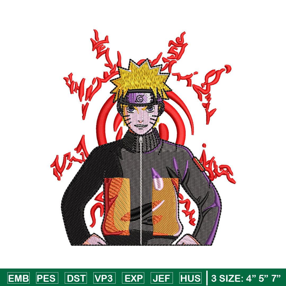 Naruto normal embroidery design, Naruto embroidery, Embroide | Inspire ...