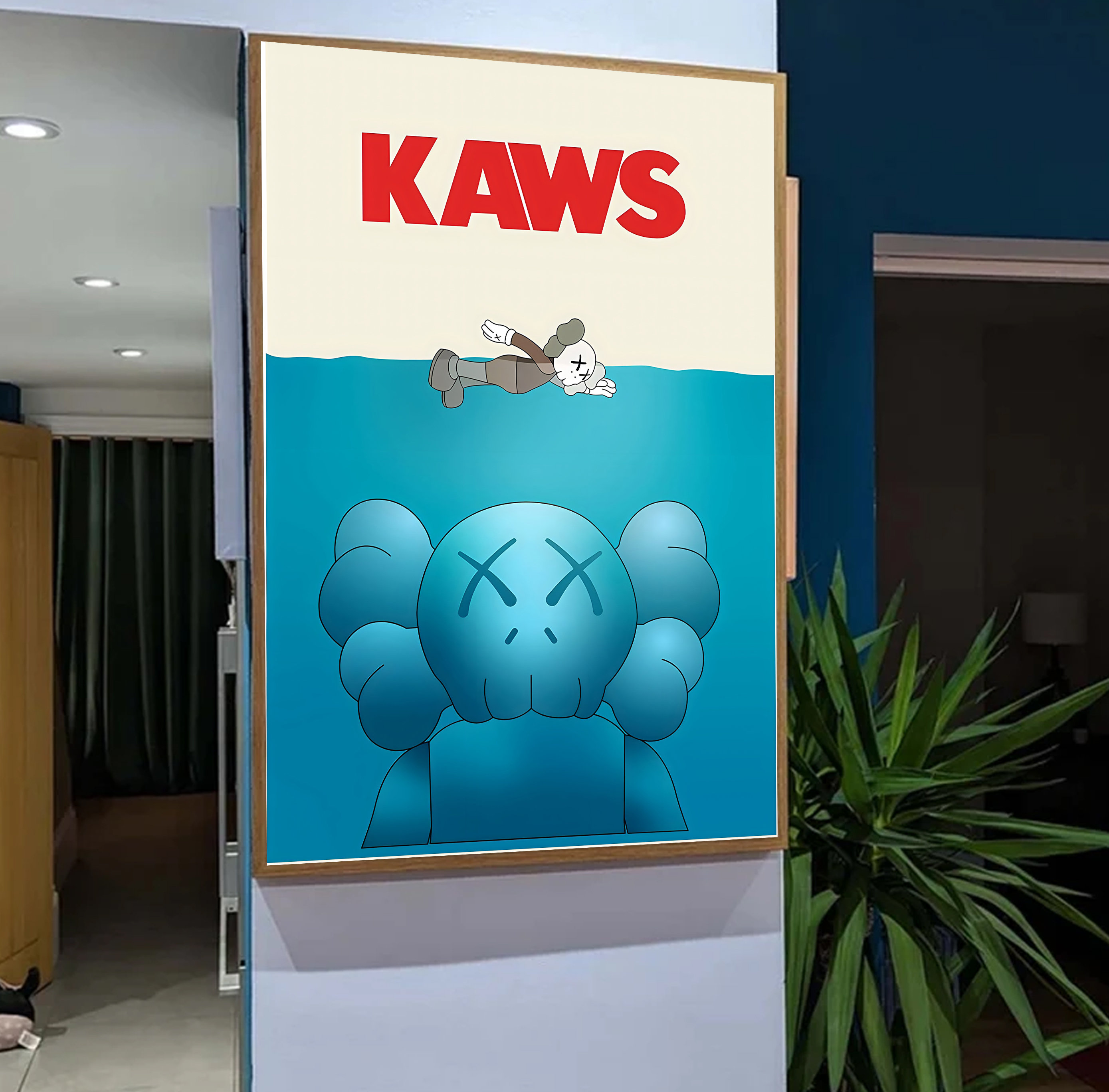 Kaws - Jaws Poster - Inspire Uplift
