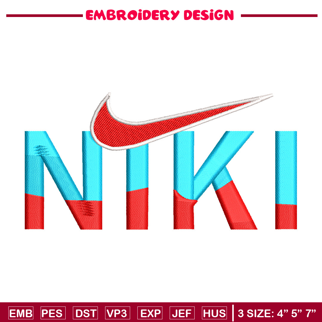 Niki design embroidery design, Nike embroidery, Embroidery f | Inspire ...