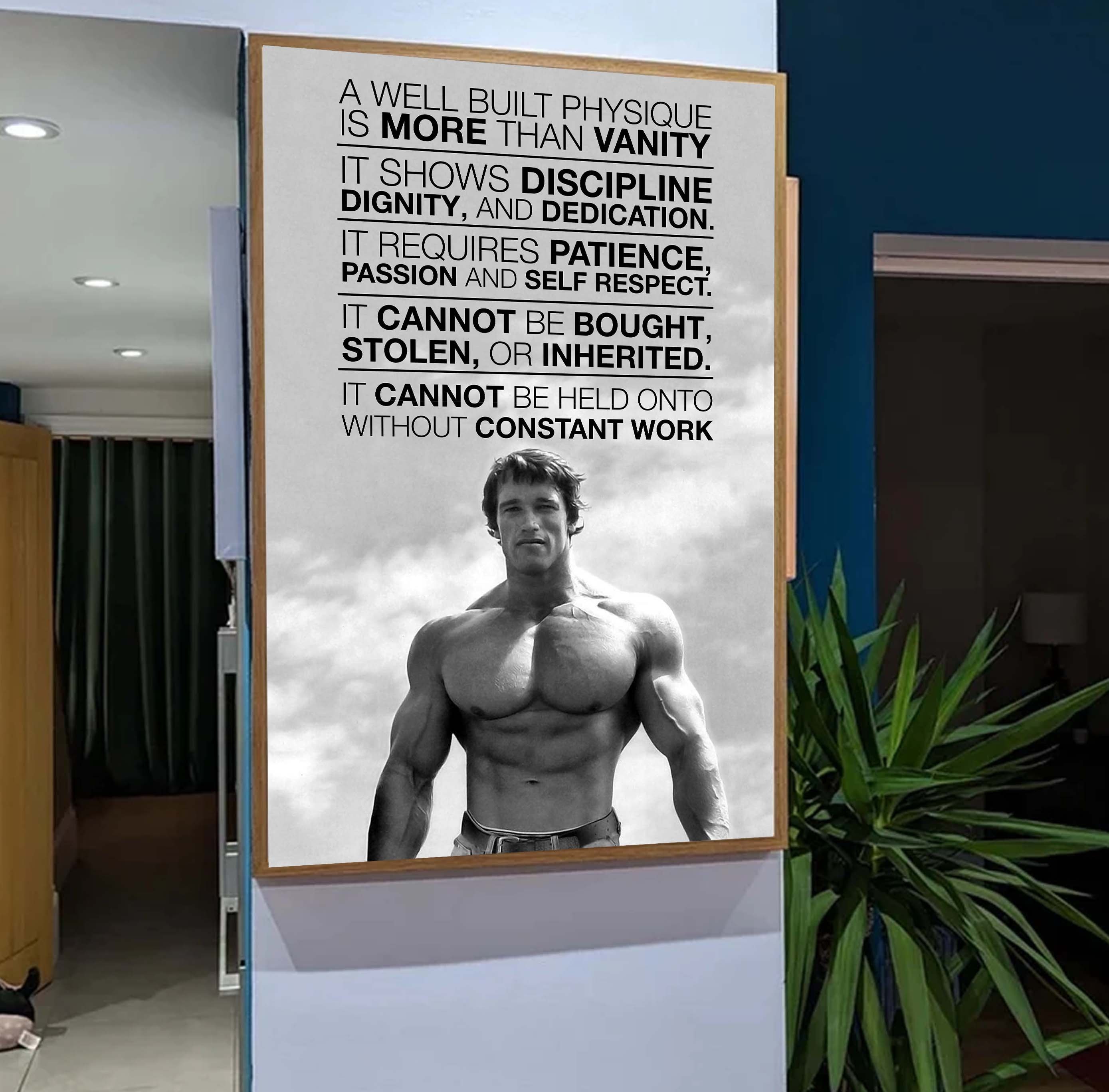 Arnold Schwarzenegger Gym Poster-1 - Inspire Uplift