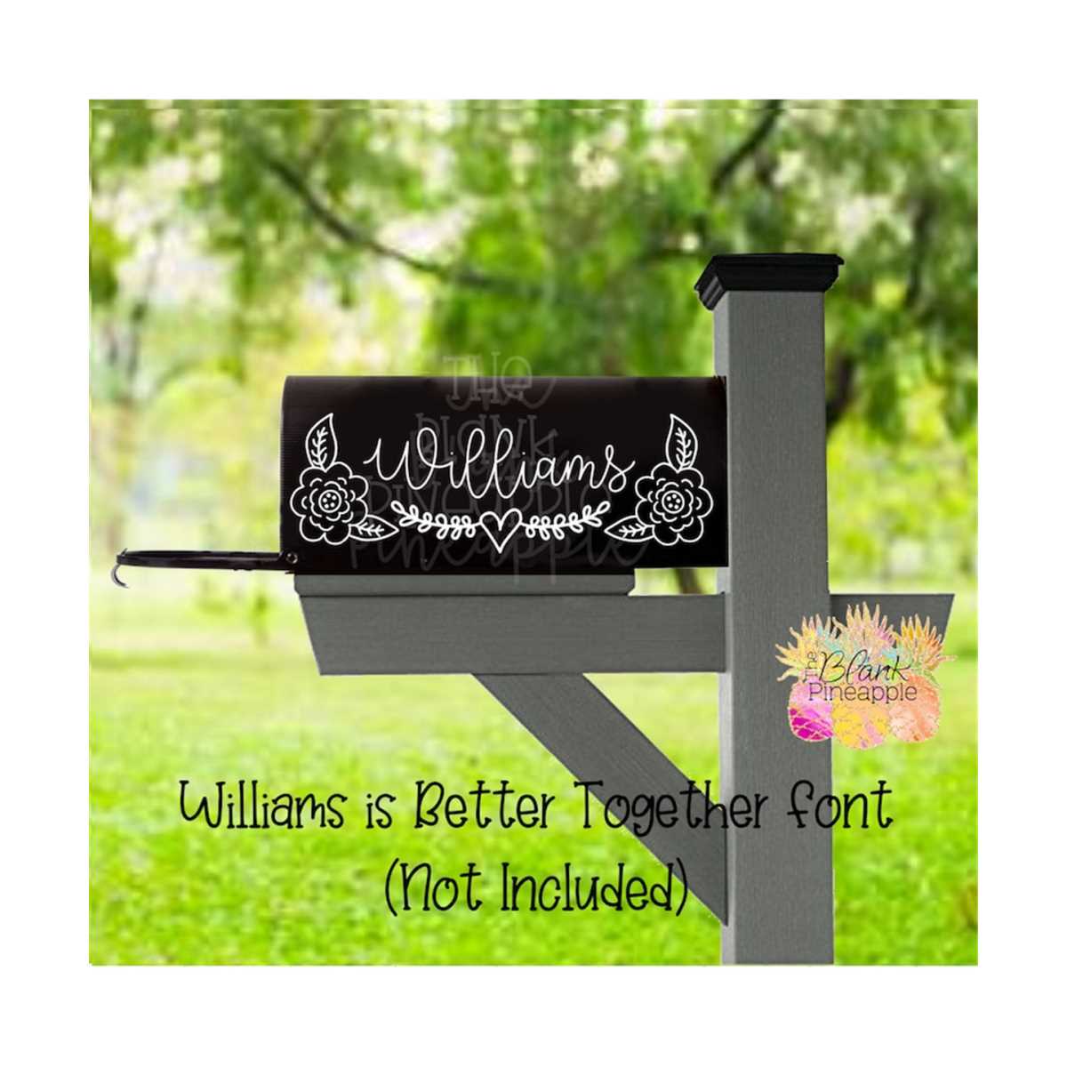 Mailbox SVG Cut File, Monogram Mailbox Cut File Png, Svg, Ep | Inspire ...