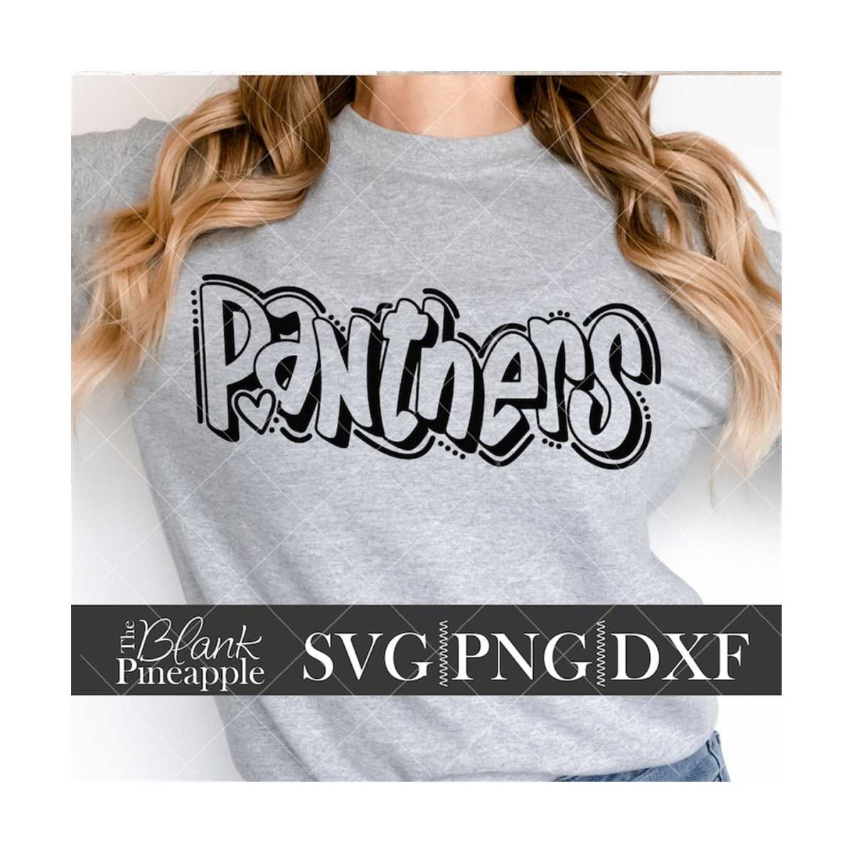 Panthers SVG Cut File, Panthers Mascot SVG, Dxf, and png Dig | Inspire ...