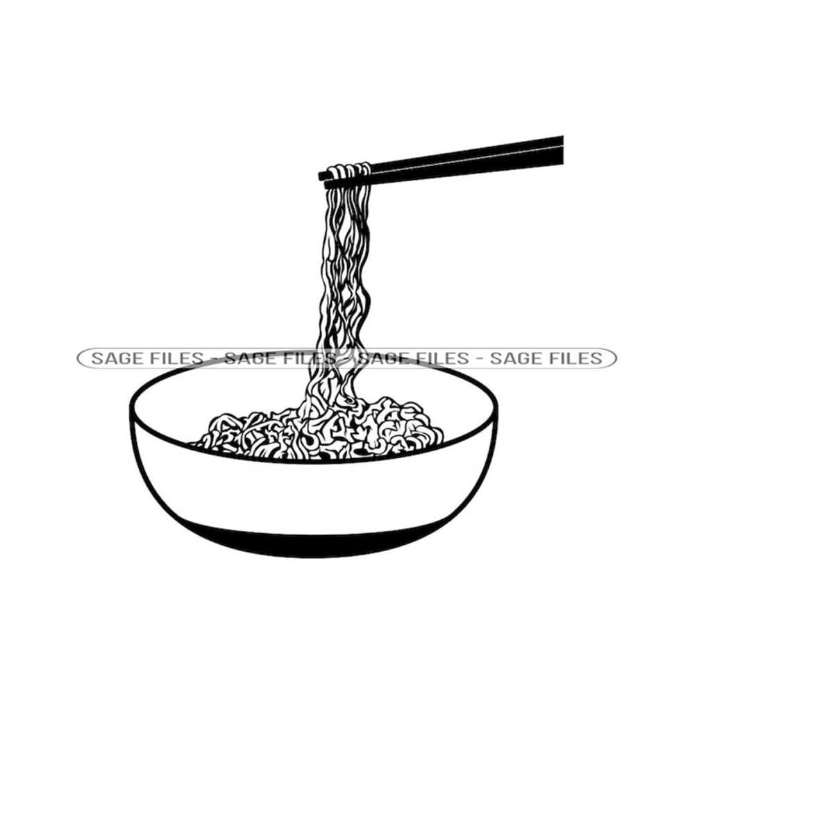 Noodles 2 Svg, Noodles Svg, Ramen Svg, Chinese Food Svg, Noo - Inspire ...