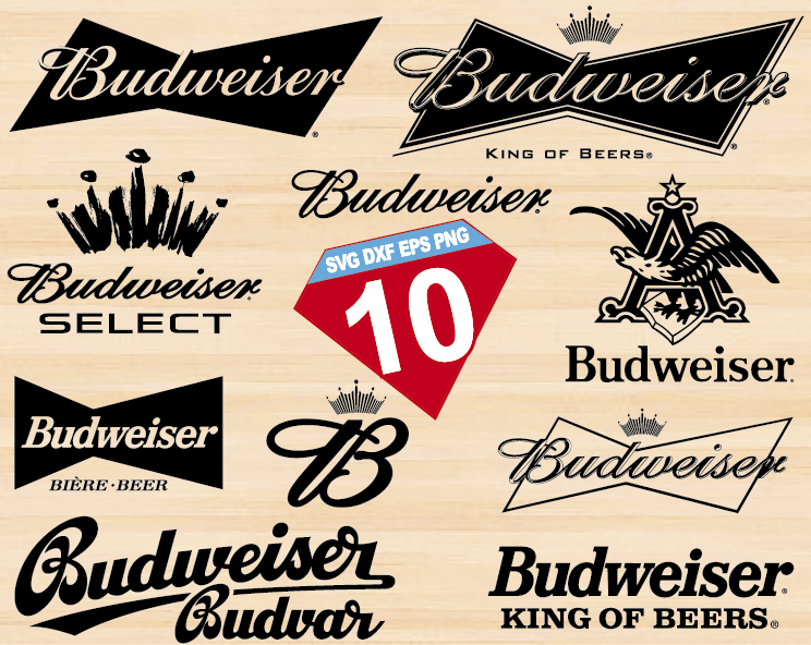 Budweiser Silhouette Svg Dxf Png, Budweiser SVG, Budweiser S - Inspire ...