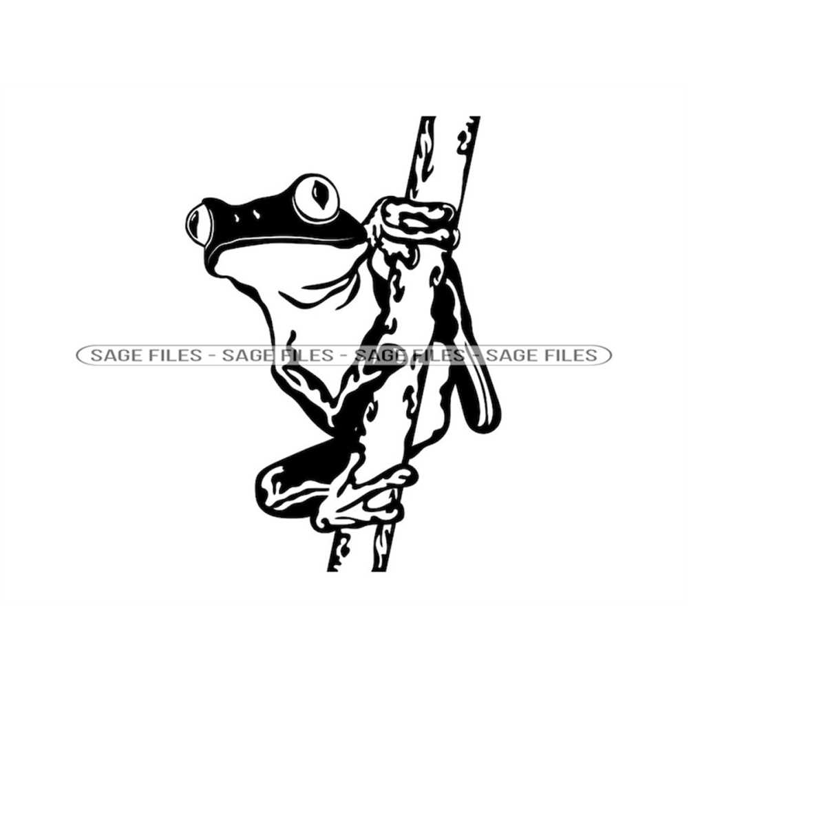 Tree Frog SVG, Frog Svg, Tree Frog Clipart, Frog Files for C - Inspire ...
